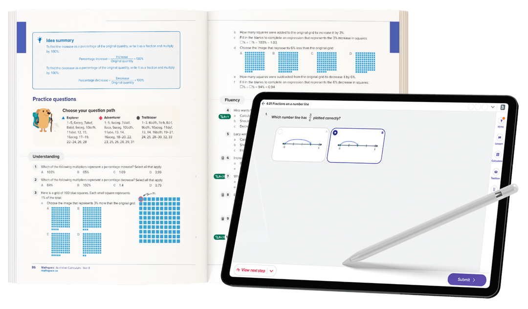 Print Textbooks from Mathspace
